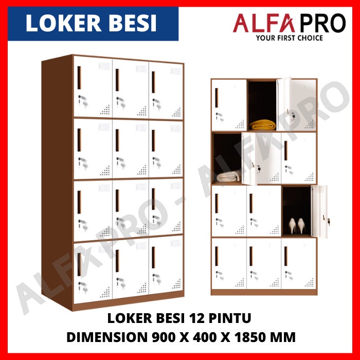 Jual Loker besi Locker Besi 12 Pintu - Lemari Locker Besi Murah ...