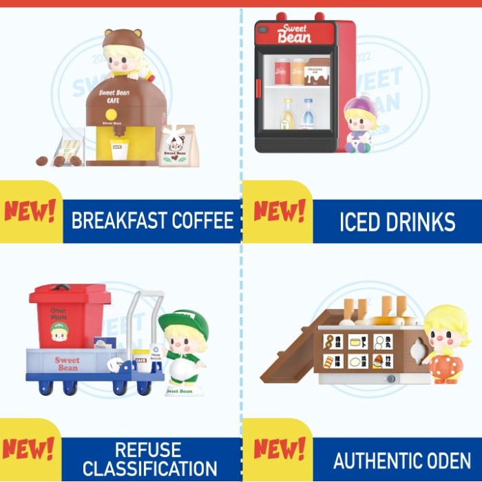 Jual MUST HAVE!! POP MART SWEET BEAN SERIES 24H CONVENIENCE STORE BLIND ...