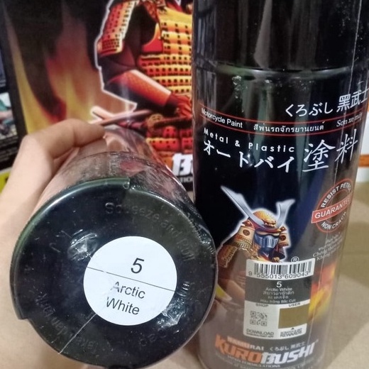 Jual Kualitas Dijamin Samurai Paint Kurobushi Cat Semprot Pilox Pilok Warna Putih Susu / Artic ...