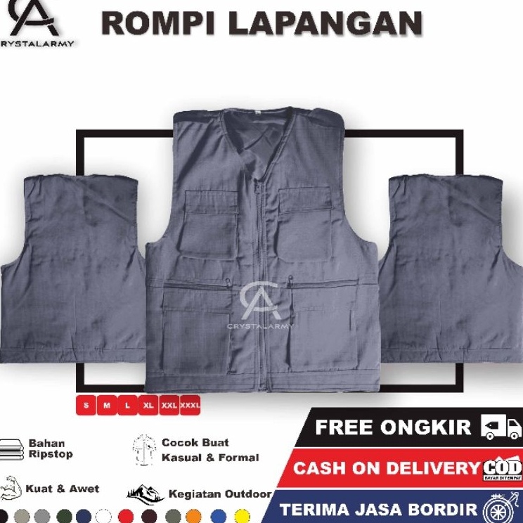 Jual Bring it back2.2 rompi tactical/rompi king/rompi wartawan/rompi ...