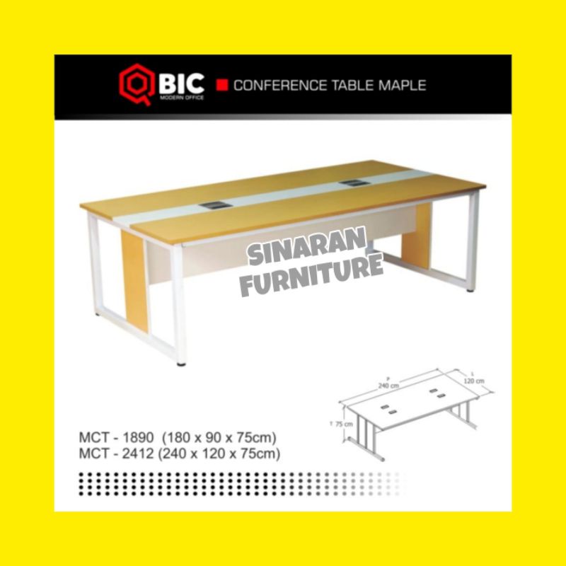 Jual MEJA MEETING MCT 2412 MEJA KANTOR MEJA KERJA RAPAT MEJA KARYAWAN ...