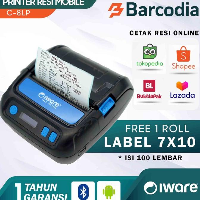 Jual Printer Thermal Sticker Label Alamat Marketplace Barcode Harga ...
