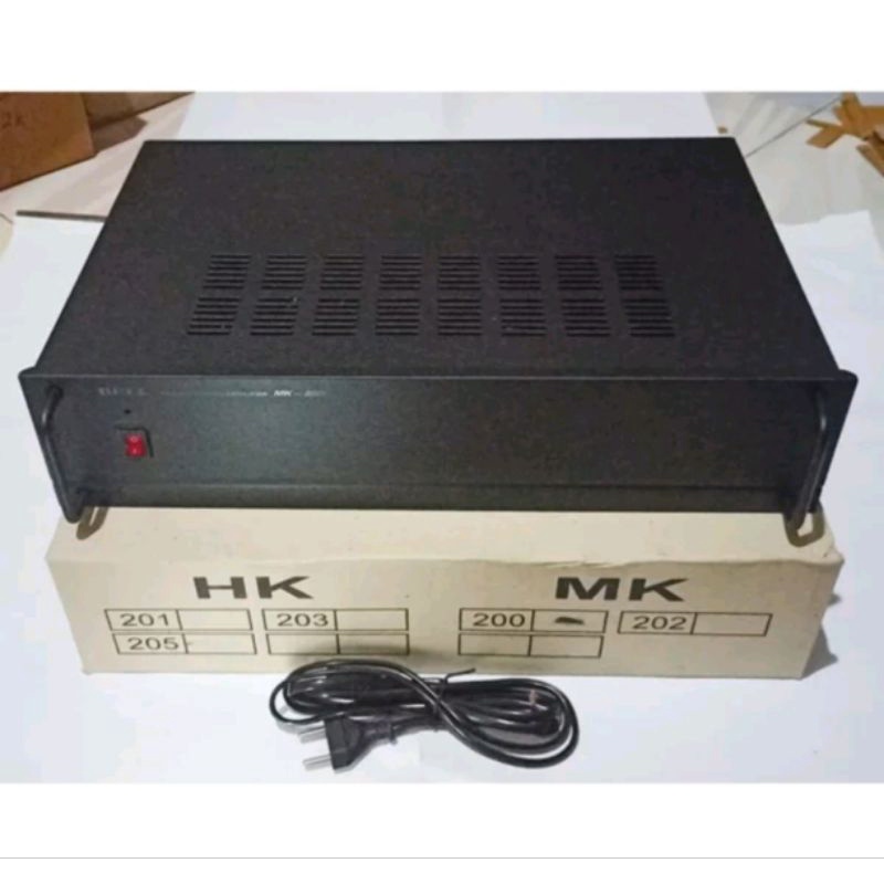 Jual Box Power Amplifier Stereo BELL MK 200 Full Accesories Siap Pakai ...