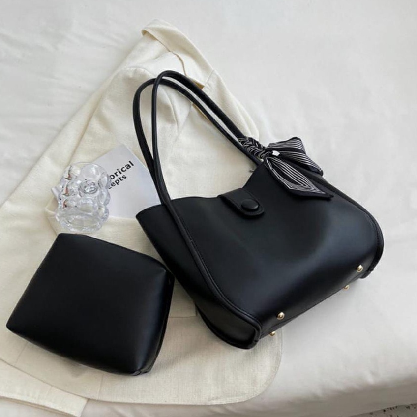 Jual Berkah Shopee Tote Bag Wanita 4229 / Tas Bahu Florida Free Pouch ...