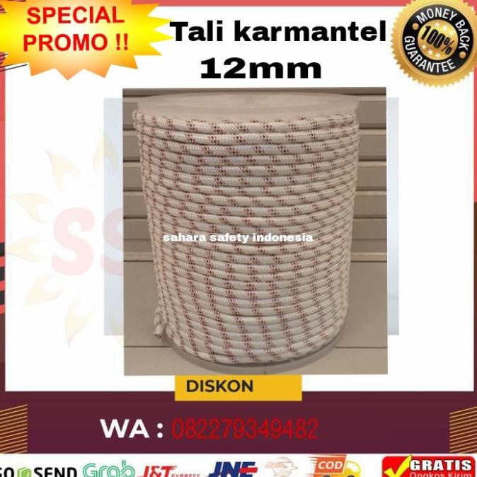 Jual Tali Karmantel Statis 12Mm X 50M / Tali Panjat Bersertifikat ...