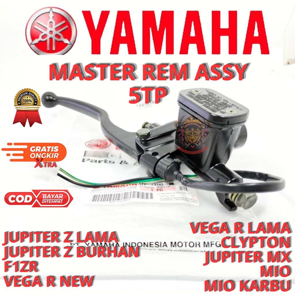 Jual MASTER REM KOMPLIT 5TP YAMAHA JUPITER Z LAMA,JUPITER Z BURHAN,VEGA ...