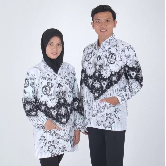 Jual Baju Seragam Pgri Pria Wanita Bahan Sesuai Aturan Terbaru | Shopee Indonesia