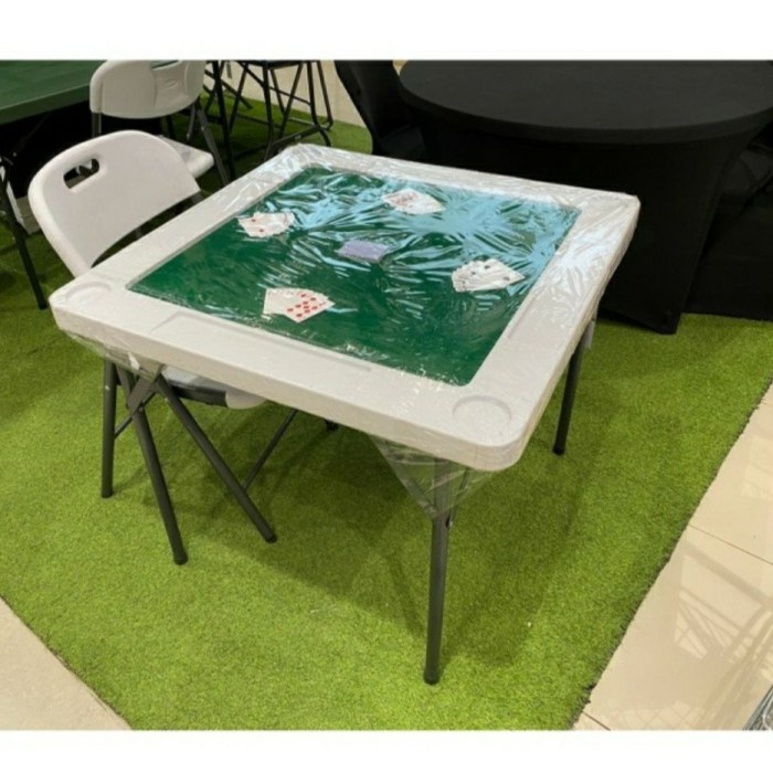 Jual Krisw Meja Mahjong Table Meja Poker Table Meja Teras Lipat Serbaa ...