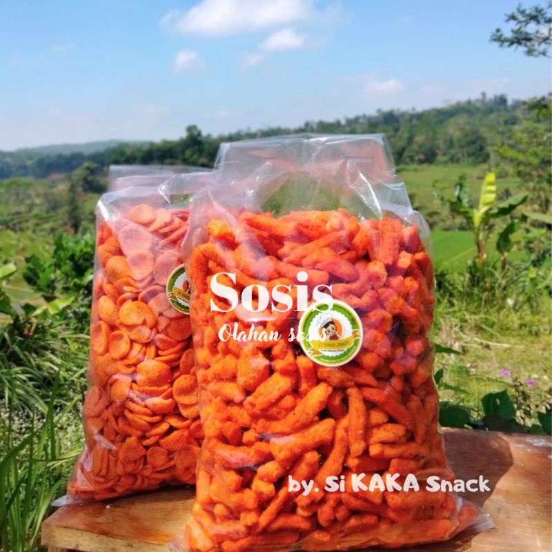 Jual [ 1 kg ] SOSIS GORENG - SOSIS STIK DAN BULAT - SOSIS PEDAS MANIS ...