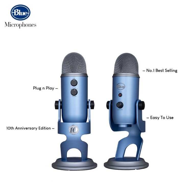 Jual BLUE YETI Professional USB Microphone - 10th Anniversary - Sunset ...