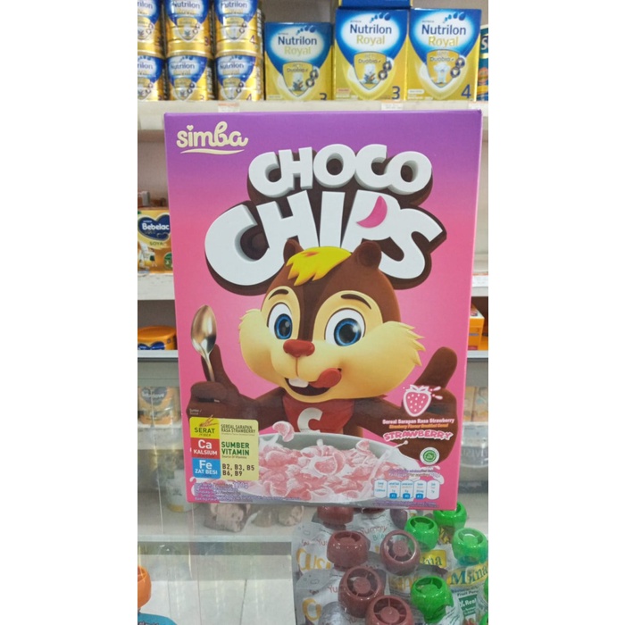 Jual Simba Choco Chips STRAWBERRY BOX 170 gr | Shopee Indonesia