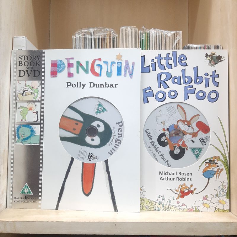 Jual Story Book and DVD Walker Books Penguin dan Little Rabbit | Shopee ...