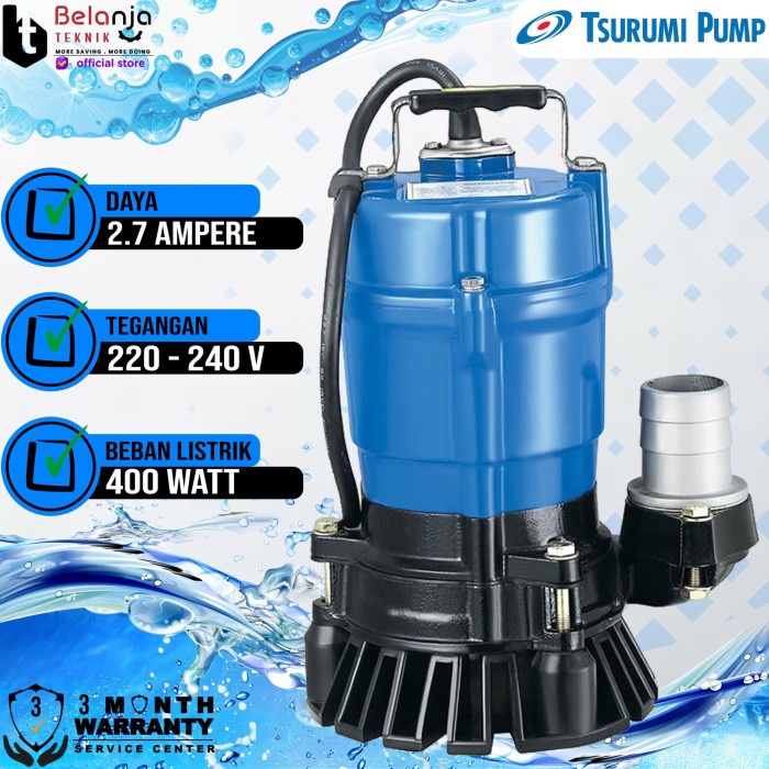 Jual Mesin Pompa Celup - Pompa Tsurumi Pump HS 2.4 S - 12 Meter keren ...