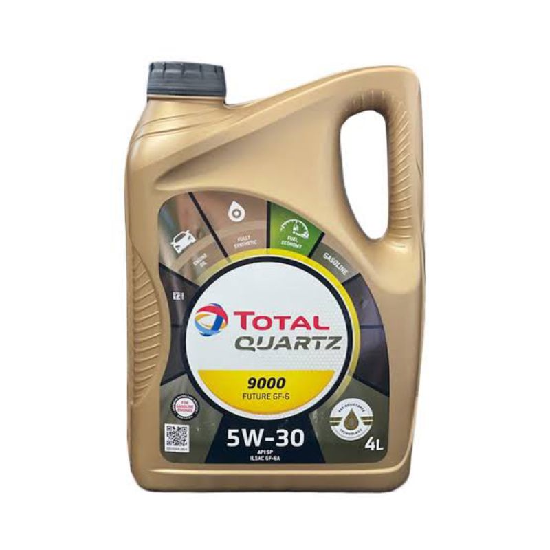 Jual Oli Mesin Bensin Total Quartz 9000 5w30 Galon Fully Synthetic 4 ...