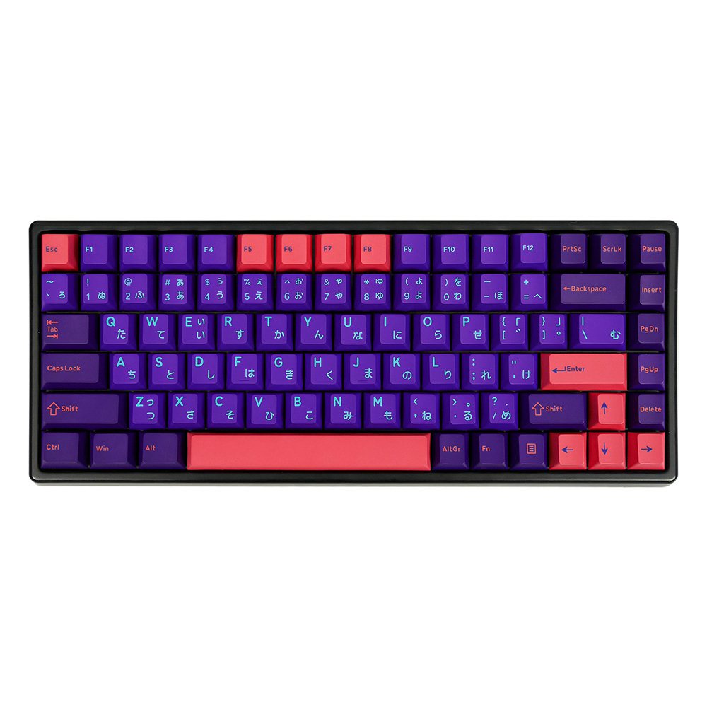 Jual &GJ Neon Keycap Set PBT Doubleshot Keycap Set Cherry Profile for ...
