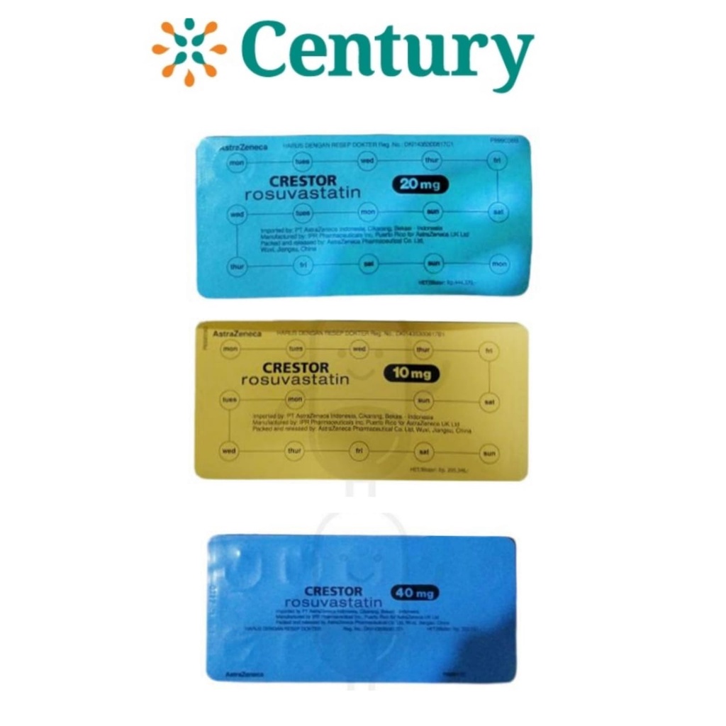 Jual CRESTOR / CRESTOR TABLET / CRESTOR 10 MG 1 STRIP ISI 15 TABLET ...