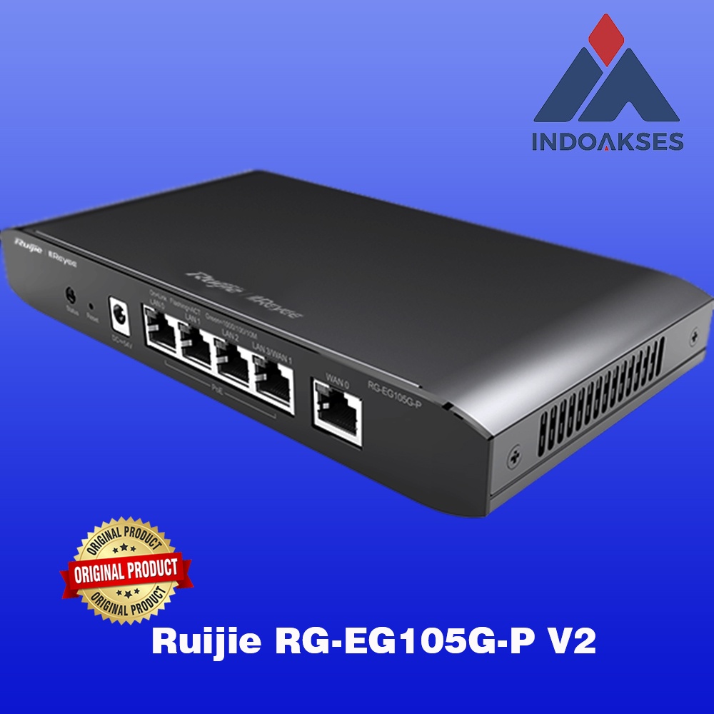Jual Ruijie Reyee RG-EG105G-P V2 Cloud Managed PoE Router | Shopee Indonesia