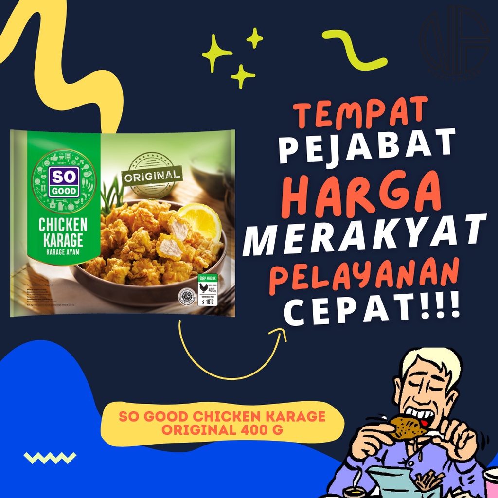 Jual SO GOOD CHICKEN KARAGE ORIGINAL 400 G | Shopee Indonesia