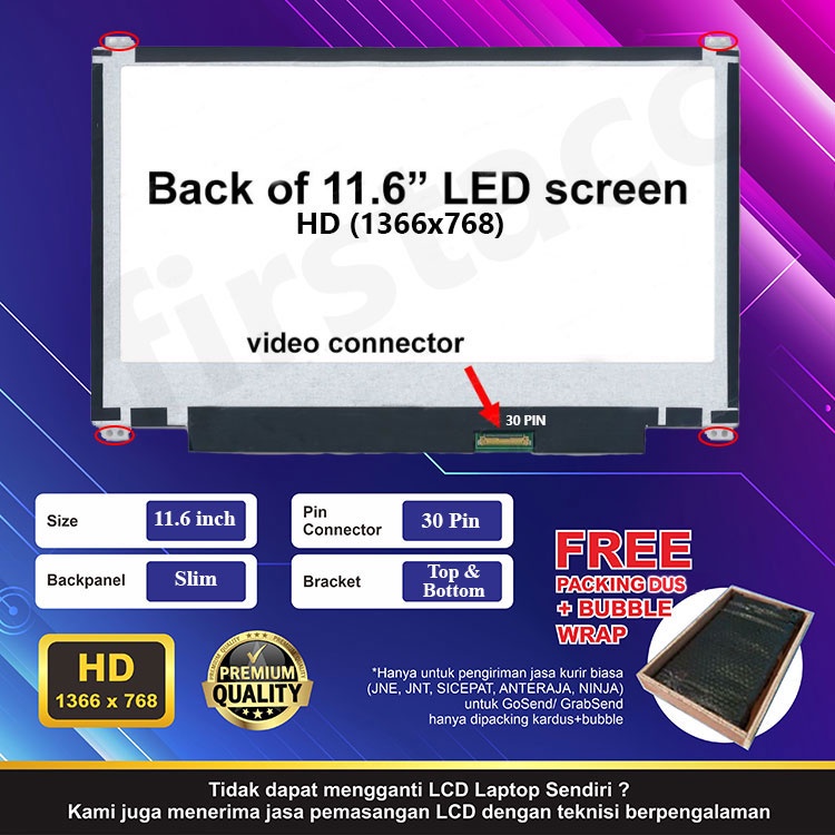 Jual LCD LED Laptop Asus vivoBook E203mah E203 E203N E203M 11.6 inch HD ...