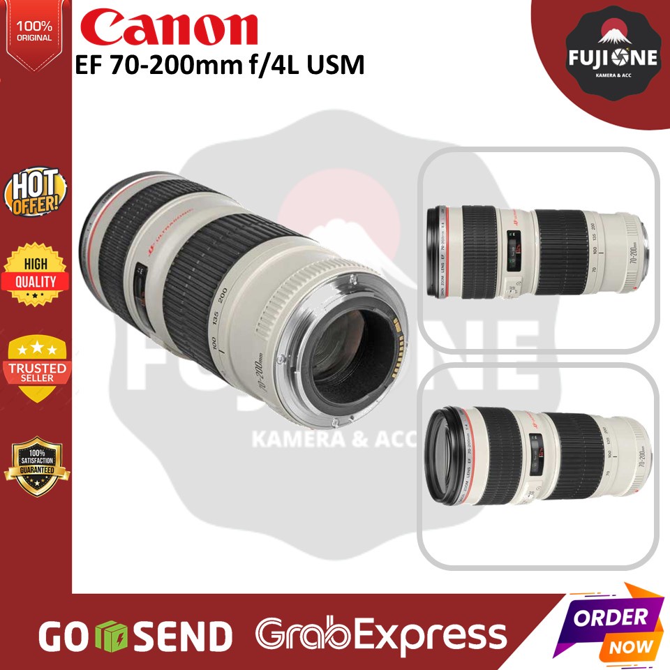 Jual Canon EF 70-200mm F/4L USM Lens | Shopee Indonesia