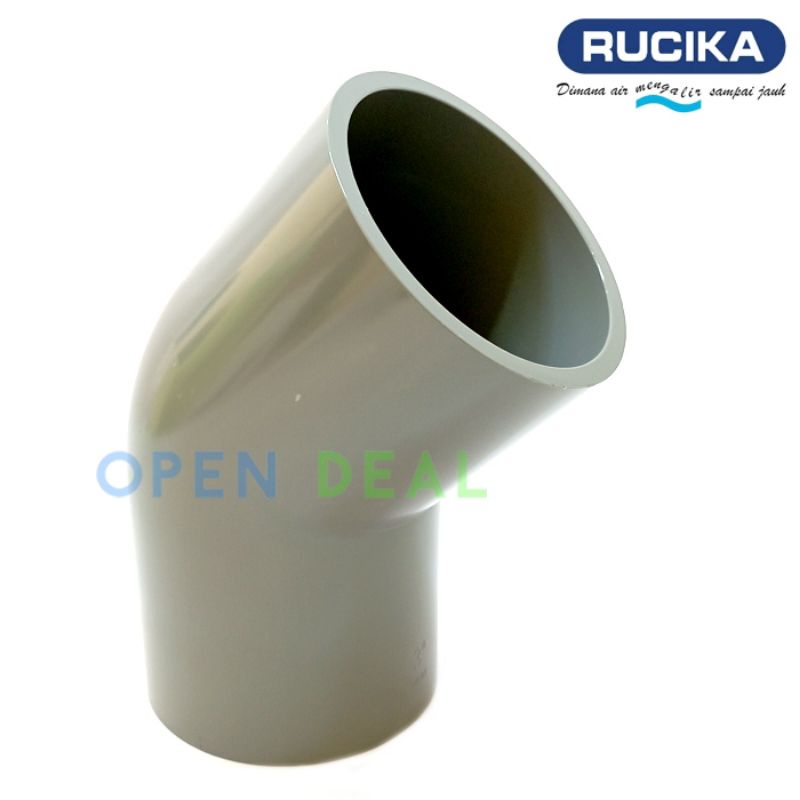 Jual Knie Aw 3" 45 Derajat RUCIKA / Elbow 3 inch 45 Degree / Knee RUCIKA | Shopee Indonesia