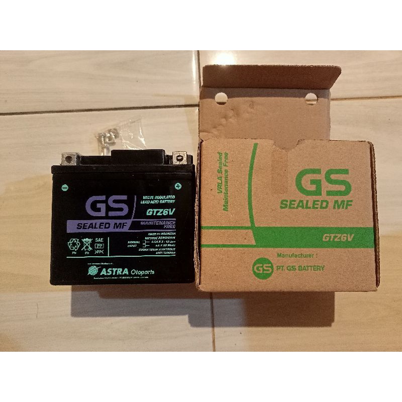 Jual accu aki GS GTZ6V vario 125 150 all pcx adv cbr cb150r original ...