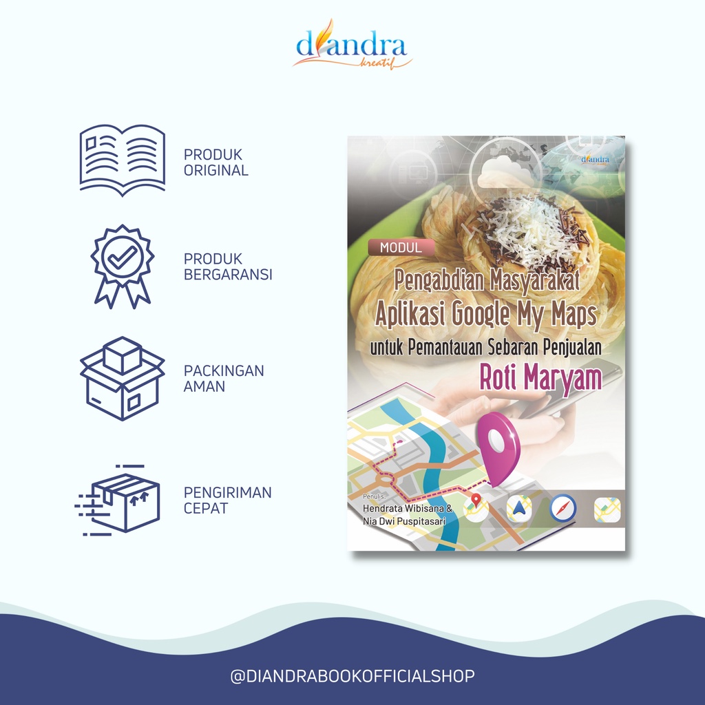 Jual APLIKASI GOOGLE MY MAPS UNTUK PEMANTAUAN SEBARAN PENJUALAN ROTI MARYAM | Buku Bisnis ...