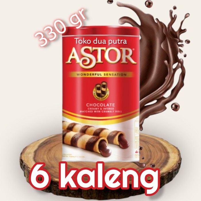 Jual Astor Kaleng 330 GR X 6 PSC (1dus)/ Astor kaleng coklat 1 karton ...