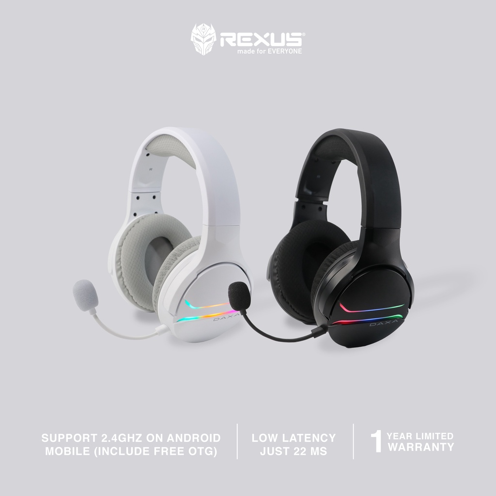 Jual Rexus Headset Gaming Wireless Daxa Saturn ST1 | Shopee Indonesia