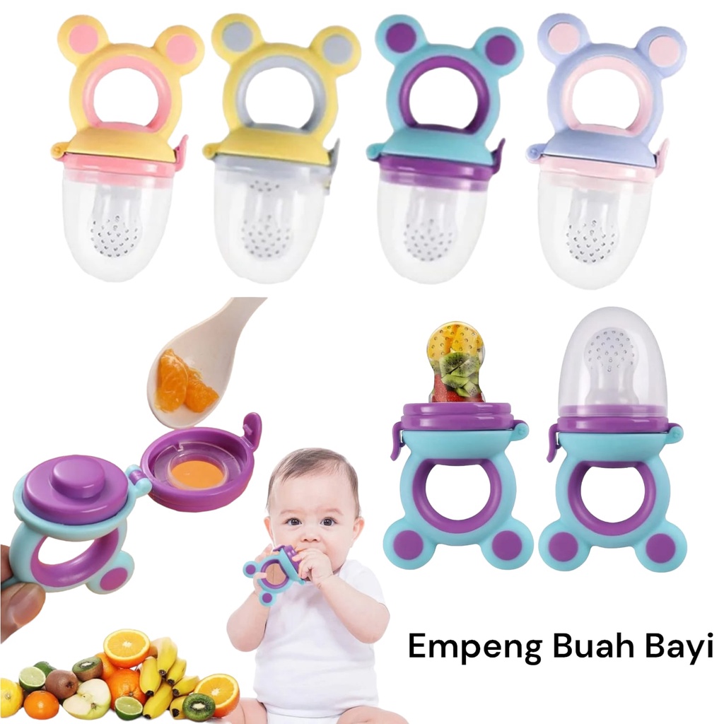 Jual EMPENG BUAH Baby Fuit Food Feeder Tetther Gigitan Bayi makanan ...