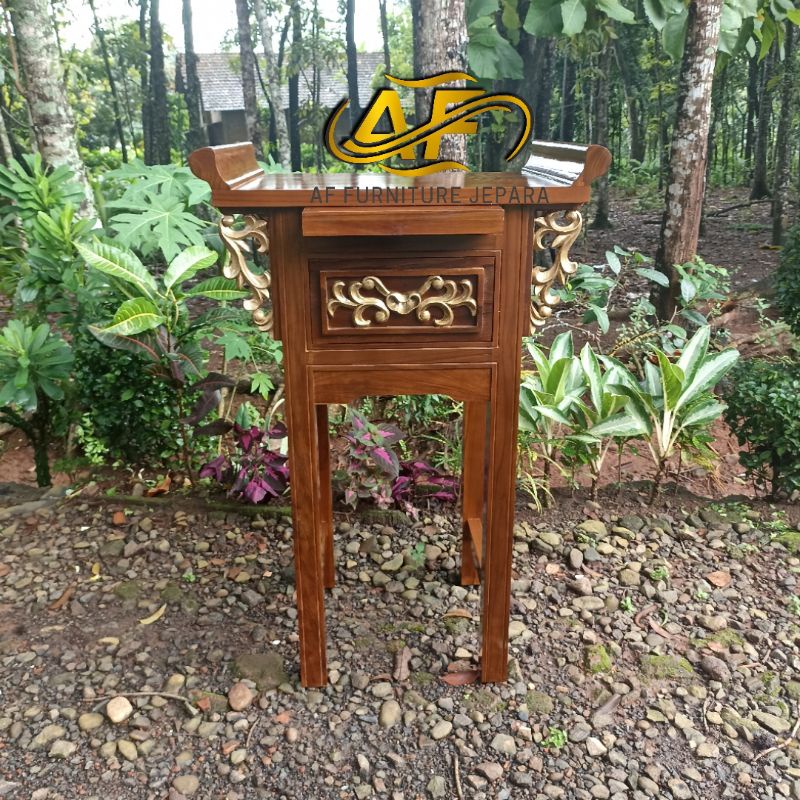 Jual meja altar sembahyang/meja altar kayu jati, meja altar cina ...