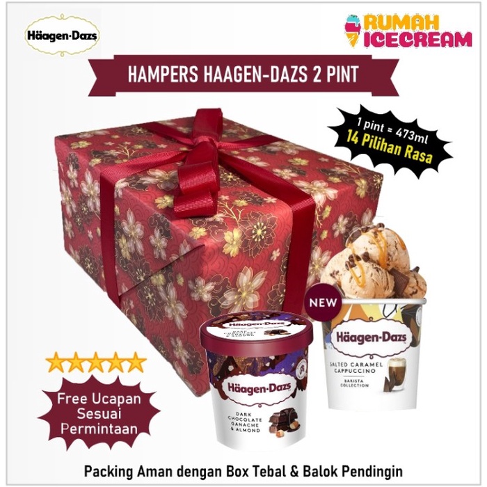 Jual Hampers Ice Cream Haagen Dazs 2 pint | Shopee Indonesia
