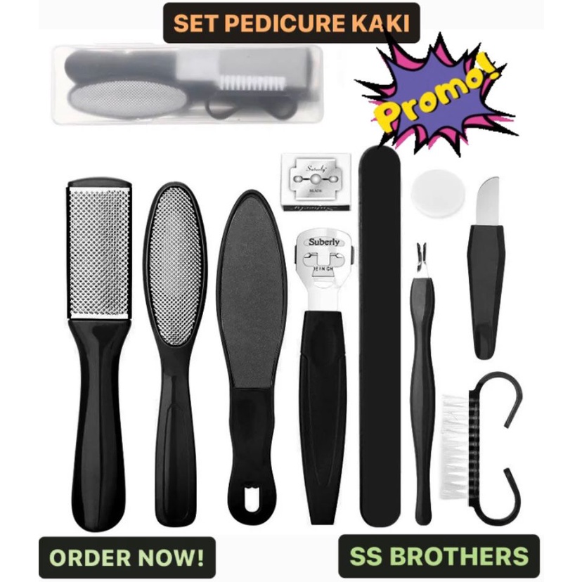 Jual Alat Set Perawatan Kaki Pedicure Pedikur Parut Amplas Kaki Foot ...