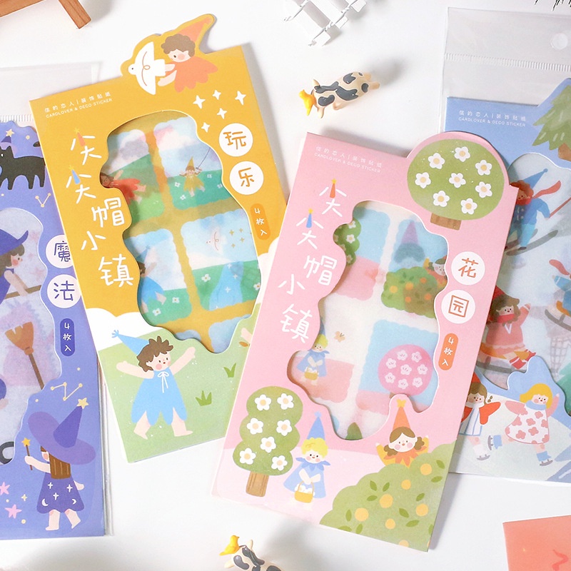 Jual Sticker Washi Cardlover 4 Lembar | Shopee Indonesia