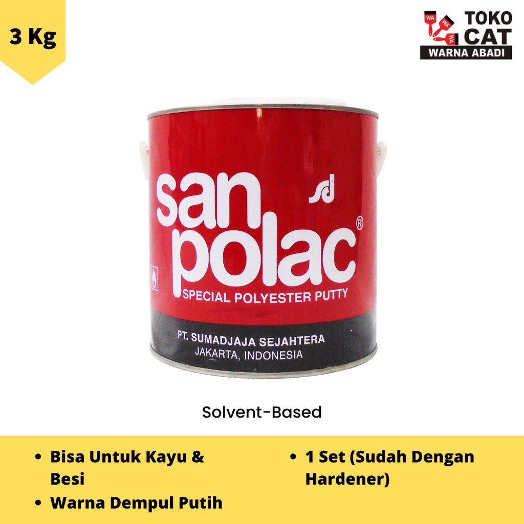 Jual DEMPUL SANPOLAC 4 KG | Shopee Indonesia