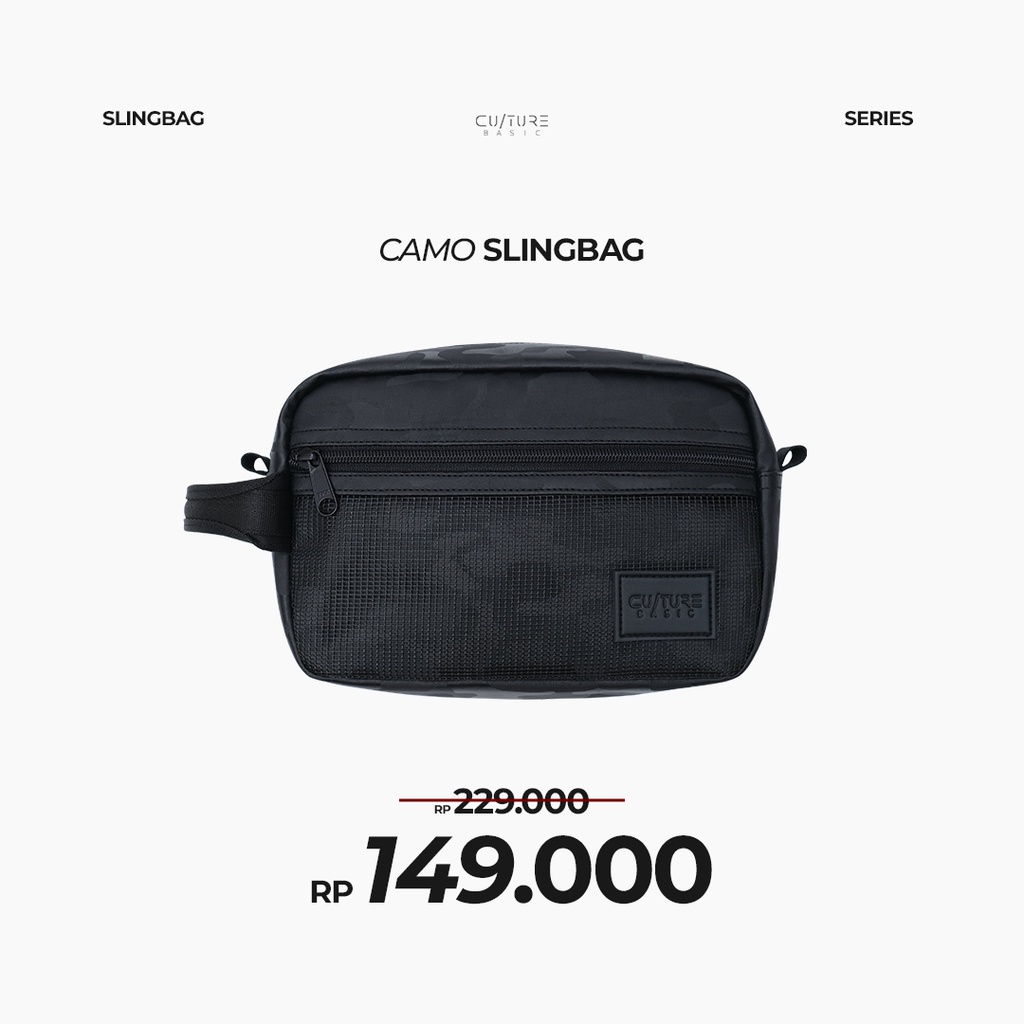 Jual CULTURE BASIC | Camo Slingbag Tas Pria Handbag Waistbag | Shopee ...