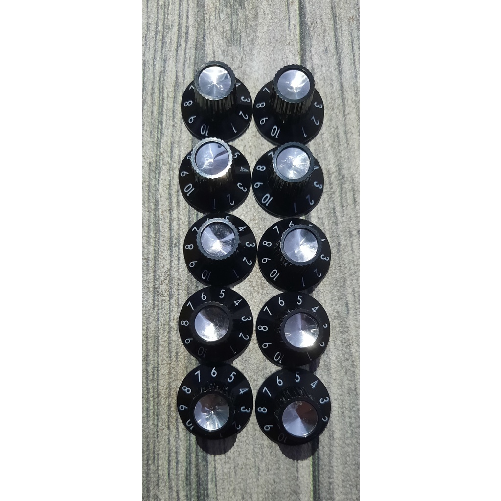 Jual OBRAL Harga per 10 bh knob knop potensio fender original gitar ...
