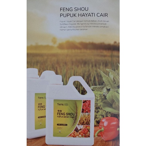 Jual TIENS Feng Shou Pupuk Hayati Cair 1 Liter | Shopee Indonesia