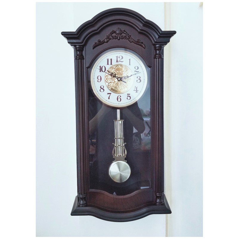 Jual Jam Dinding Bandul Bunyi Jam Vintage Dekorasi Motif Kayu Ukuran ...