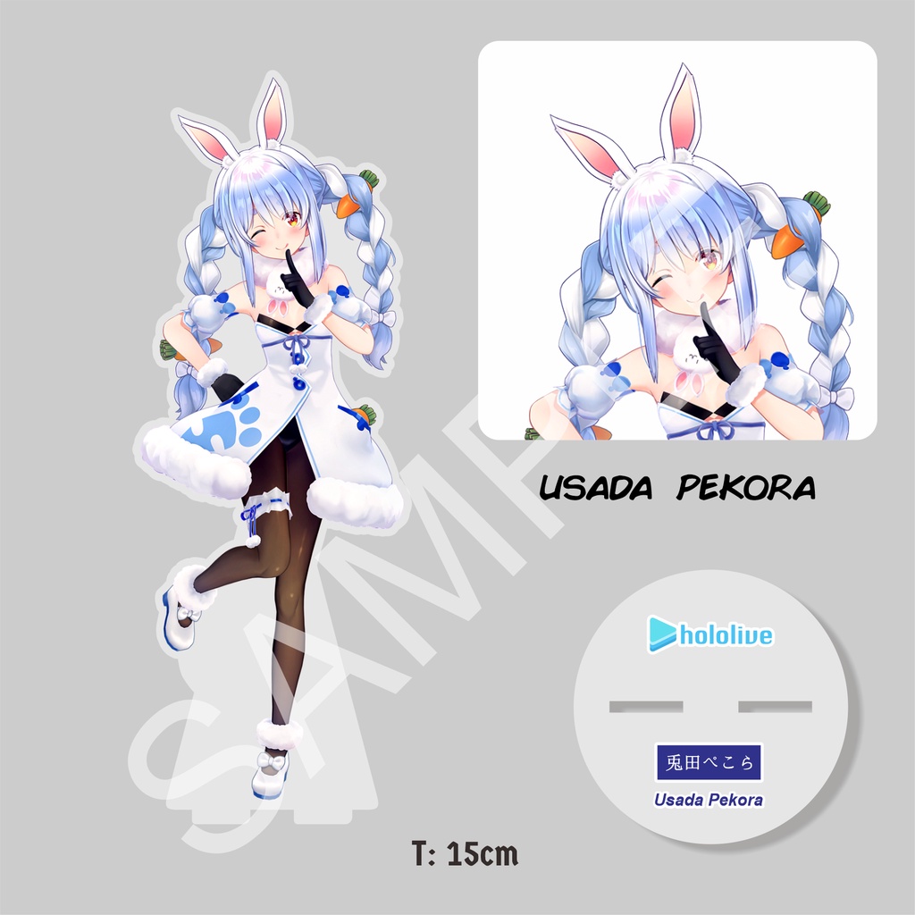 Jual Standee Hololive Akrilik UV | Acrylic Stand Action Figure Gawr Gura Pekora Kobo Kanaeru ...