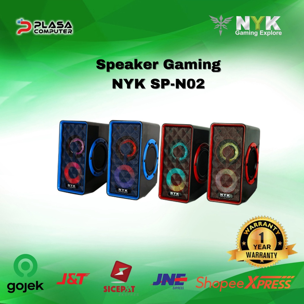 Jual Speaker NYK SP-N02 Gaming PC dan LAPTOP Srong Bass KABEL 2.0 ...