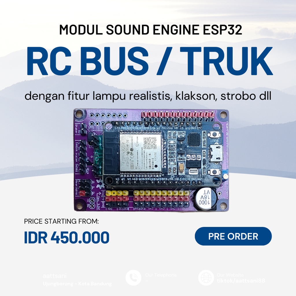 Jual MODUL SOUND ENGINE ESP32 | Shopee Indonesia