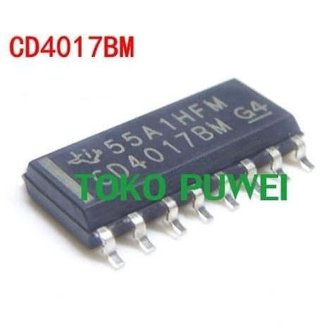 Jual CD4017BM CD4017 CD 4017 BM CD4017BC Decade Counter BF05 puw331 ...