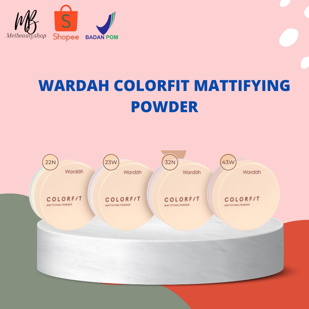 Jual Wardah Colorfit Mattifying Powder - Bedak Tabur Dengan SPF 30PA ...