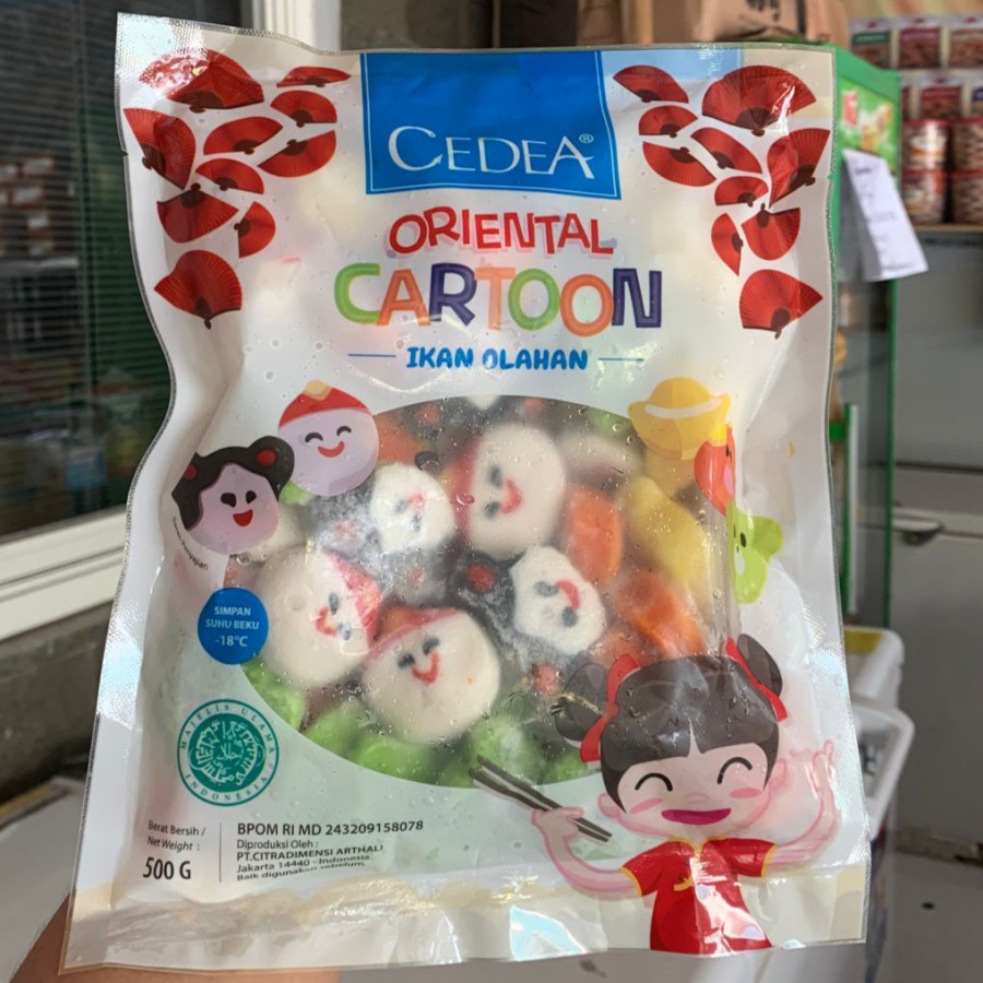 Jual Cedea Karakter Kartun Olahan Ikan/Caracter Oriental Cartoon 500 Gr ...