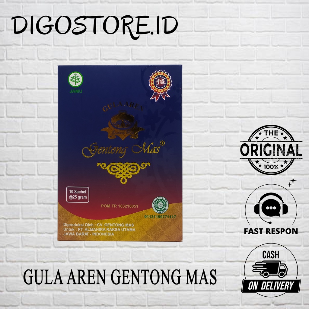 Jual Gula Aren Gentong Mas Minuman Herbal 1 Box Isi 10 Sachet | Shopee ...