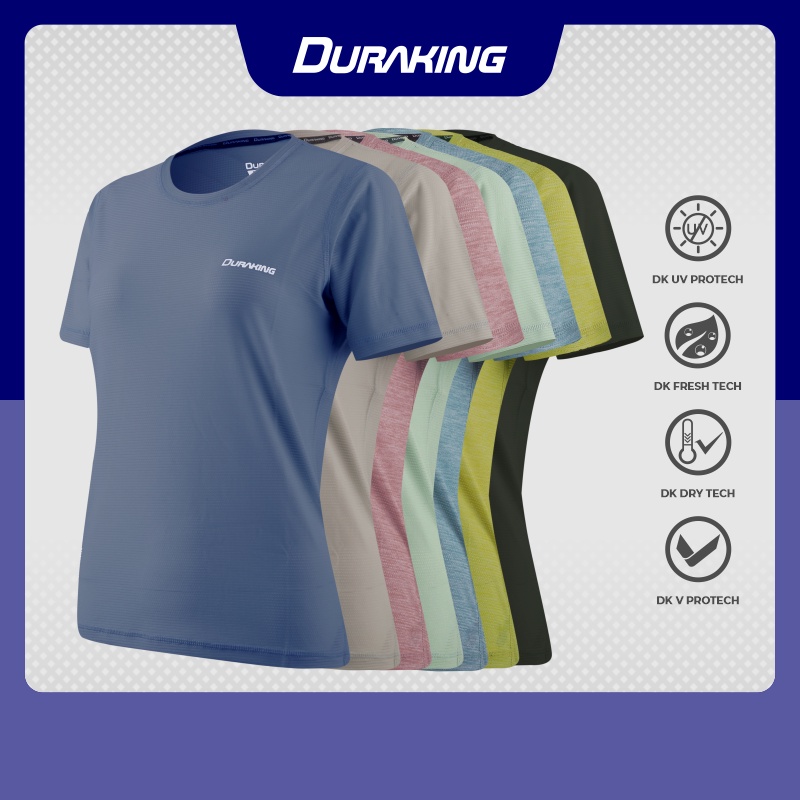 Jual Duraking Running Jersey - Basic Color Tee Women NEW Color | Shopee ...