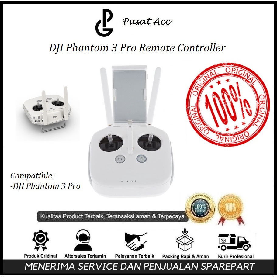 Jual DJI Phantom 3 Pro Remote Controller Original for Phantom 3 Remot ...