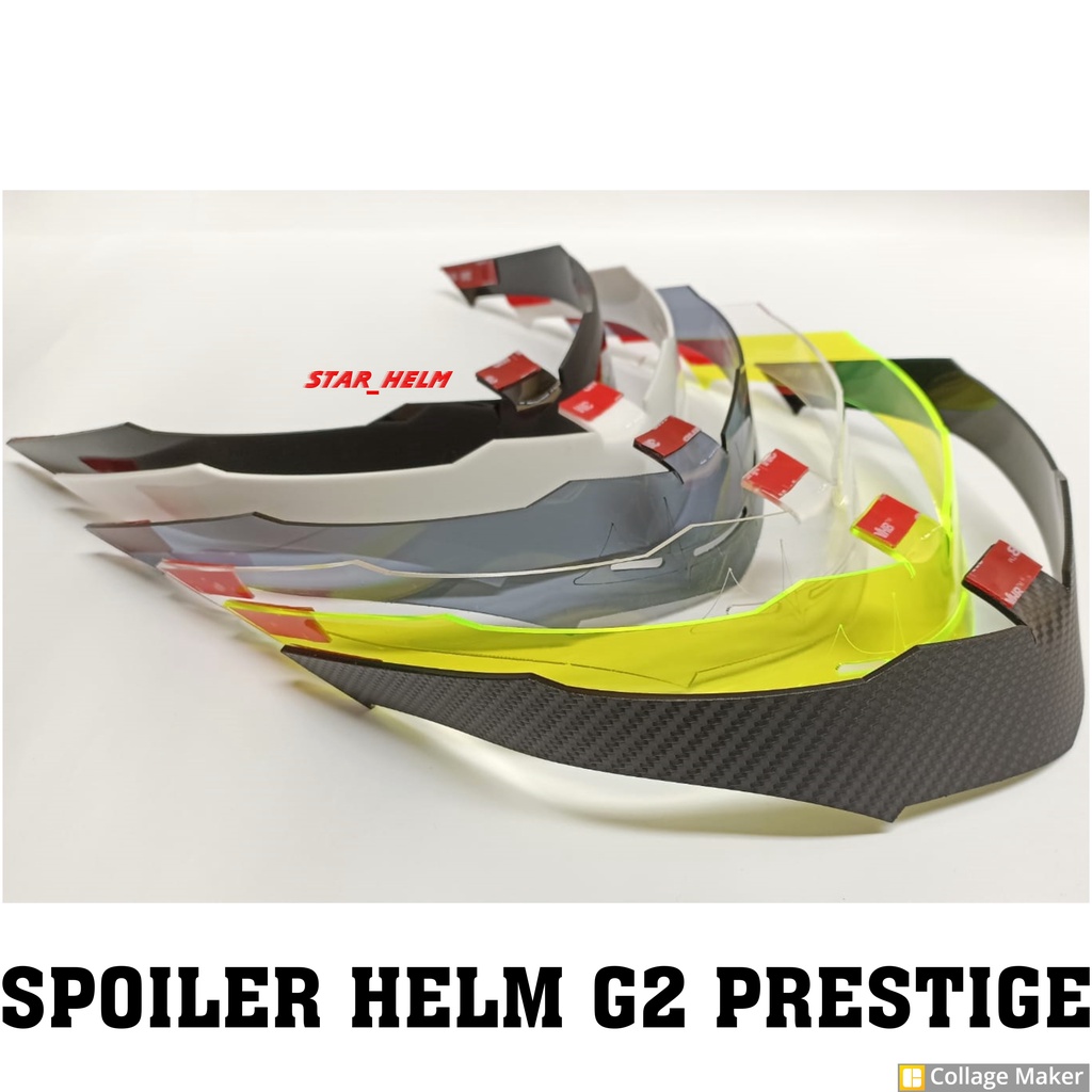 Jual Spoiler helm G2 Prestige All Series | Shopee Indonesia
