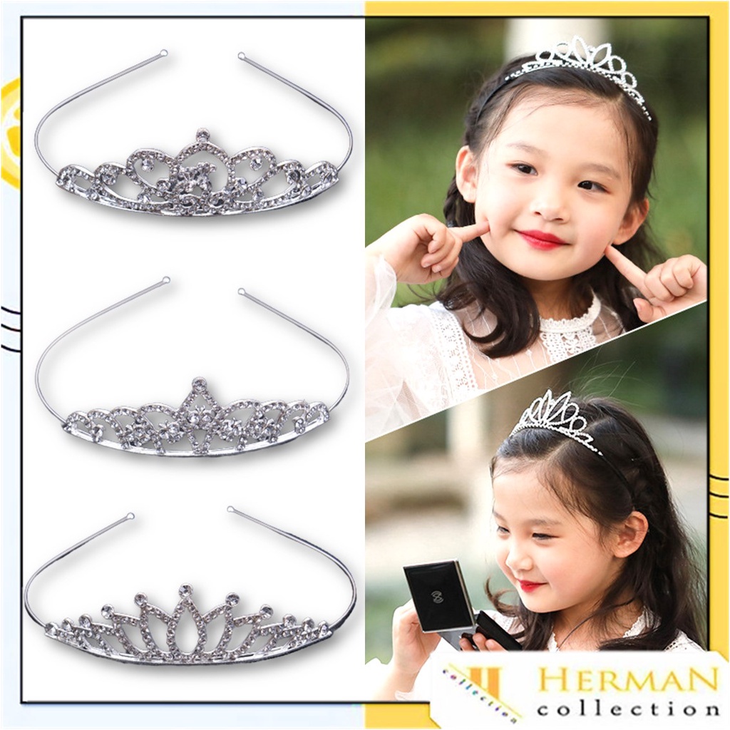 Jual HC Bando Mahkota Wanita Crown Berlian Women Jewelry Bando Anak ...